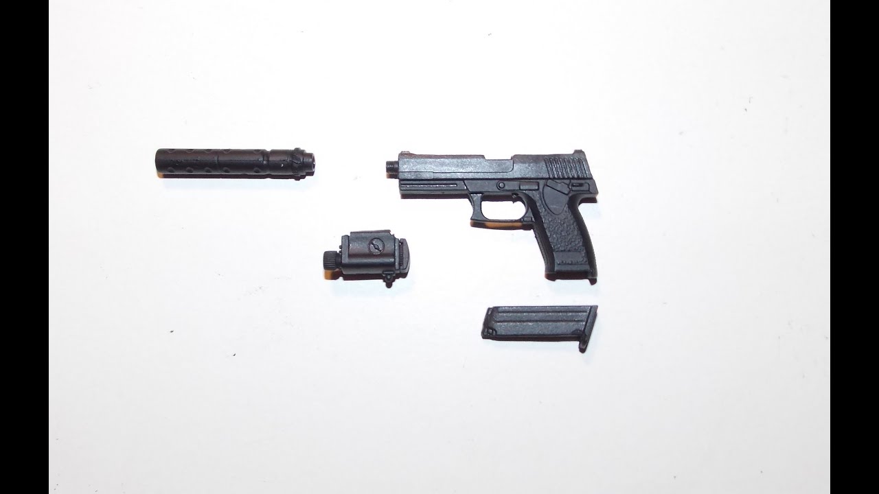 TM + KWA MK23 with weathered look and customized LAM unit - YouTube