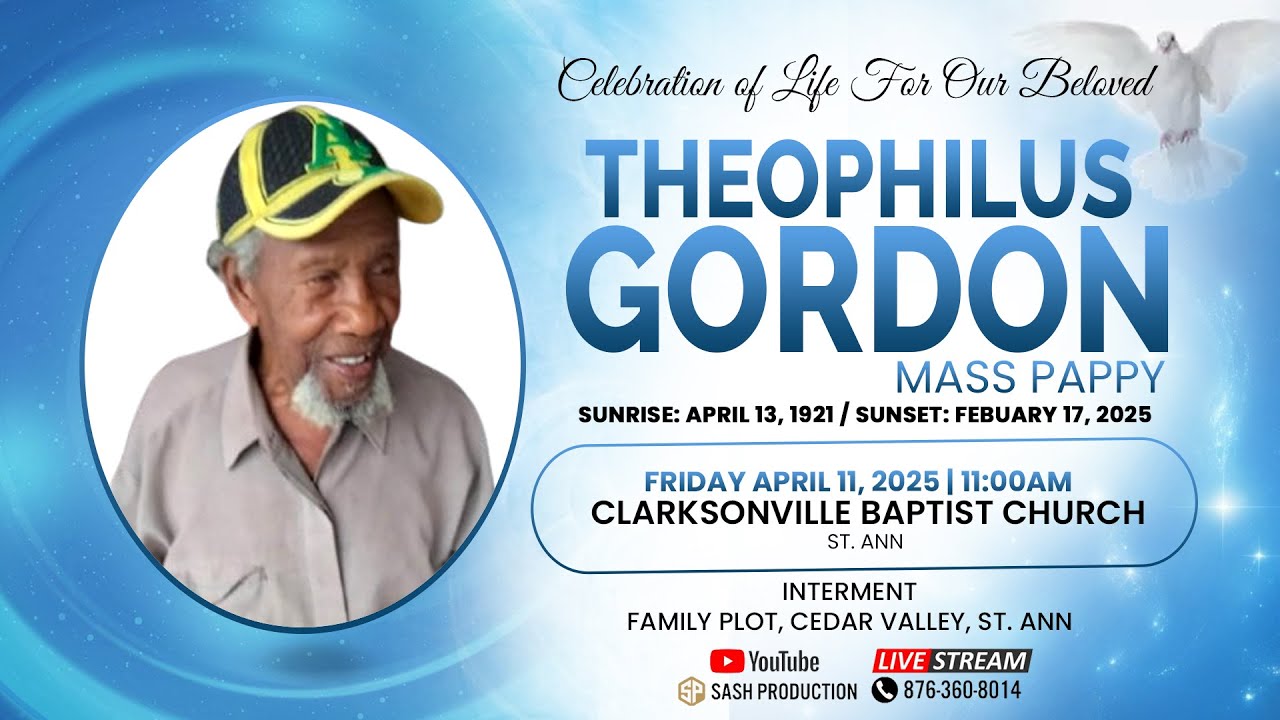 Celebrating The Life & Memory of Theophilus Gordon " Mass Pappy" - YouTube