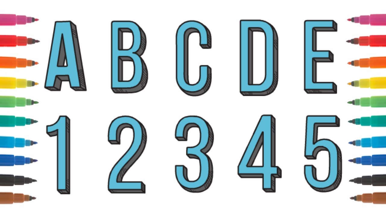 ABC - ABC Alphabets Easy Learning For Kids | 123 Numbers Easy Learning ...