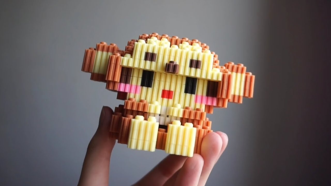 Monkey Shio Blocks Building - YouTube