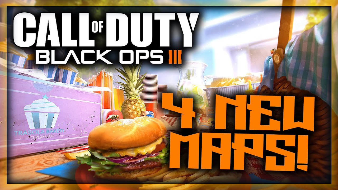 Black Ops 3 - 4 NEW CRAZY DLC #4 MAPS!! PICNIC TABLE MAP, STANDOFF ...