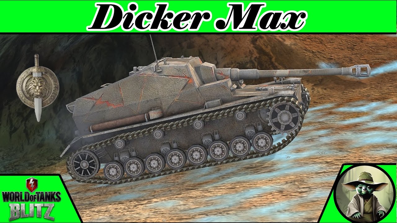 Dicker Max -_- One AWESOME Tank Destroyer -_- World of Tanks Blitz ...