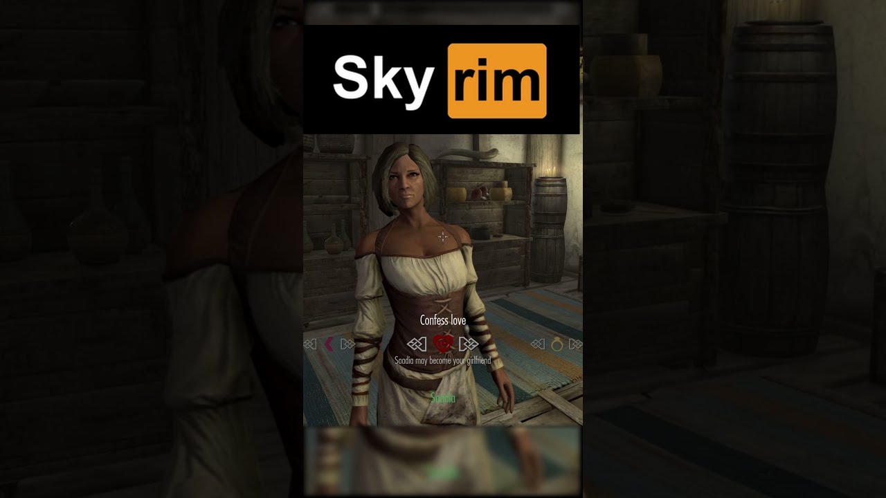 Turning Skyrim into an X-rated Dating Sim - YouTube