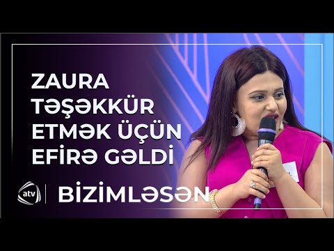 Zaurun dəstək olduğu Aysel “Bizimləsən”ə gəldi / Bizimləsən