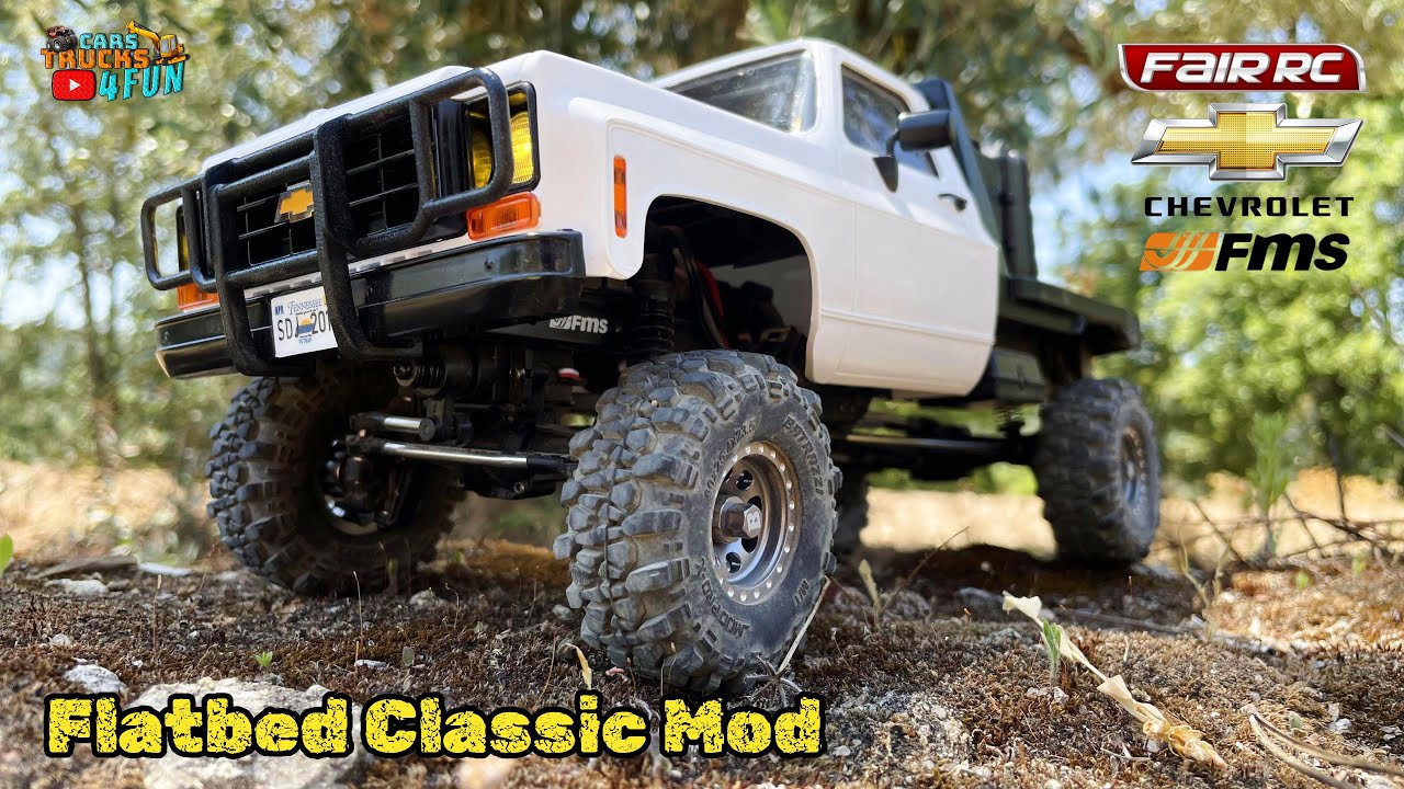 Fair RC Flatbed Classic Mod | FCX18 1/18 Chevrolet K10 | Unboxing ...
