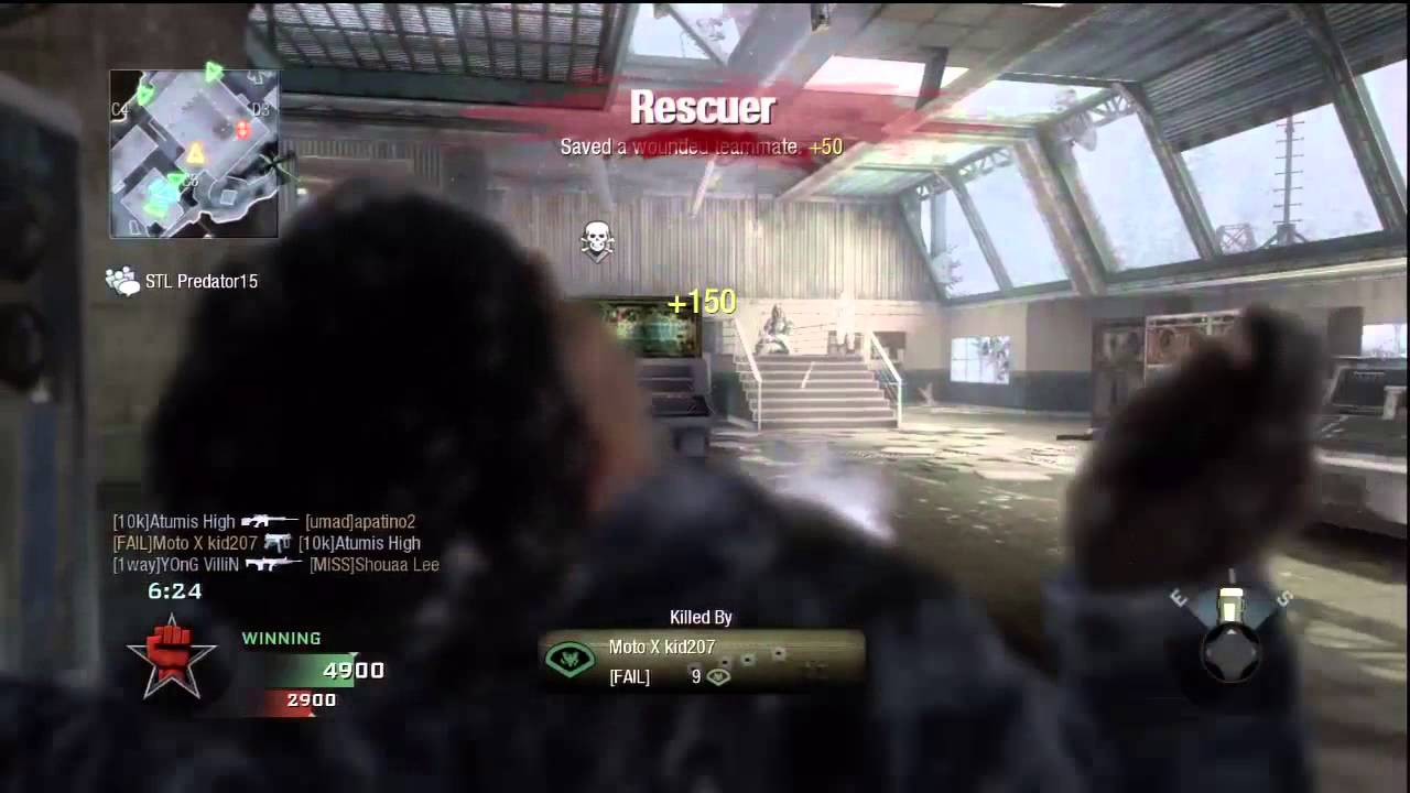 High | BO1 Triple Collateral Hitmarker - YouTube