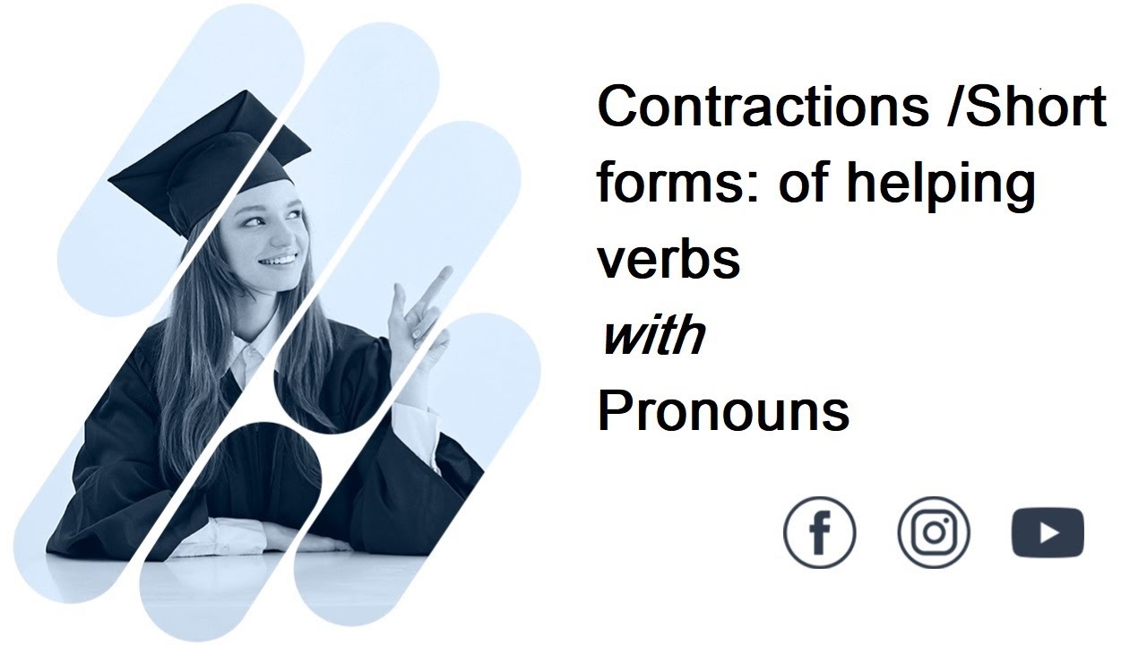 Contractions with Pronouns #Englisheasy - YouTube