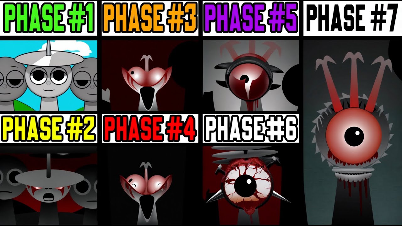 Phase 1 VS Phase 2 VS Phase 3 VS Phase 4 VS Phase 5 in Incredibox ...
