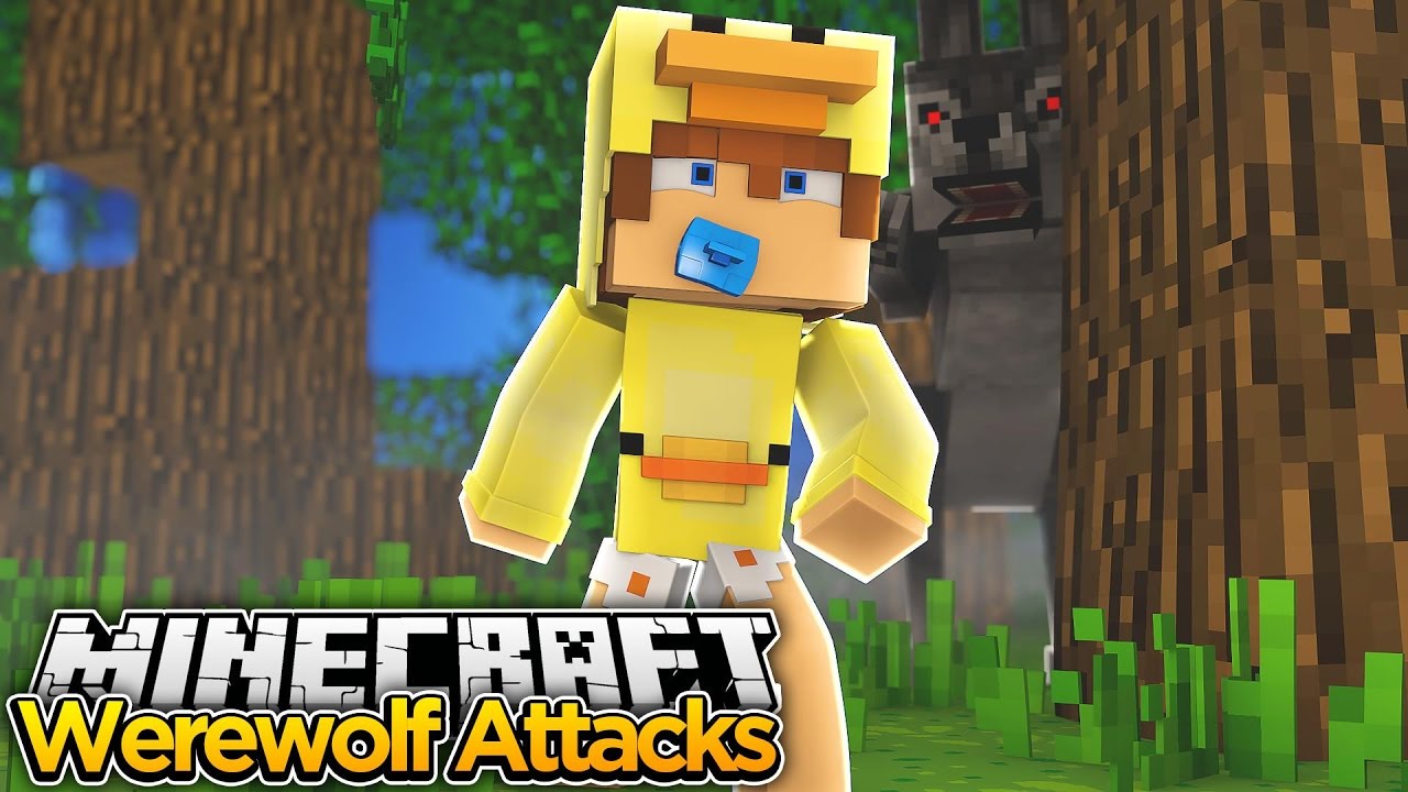 Minecraft Roleplay - A WEREWOLF ATTACKS THE CITY - YouTube