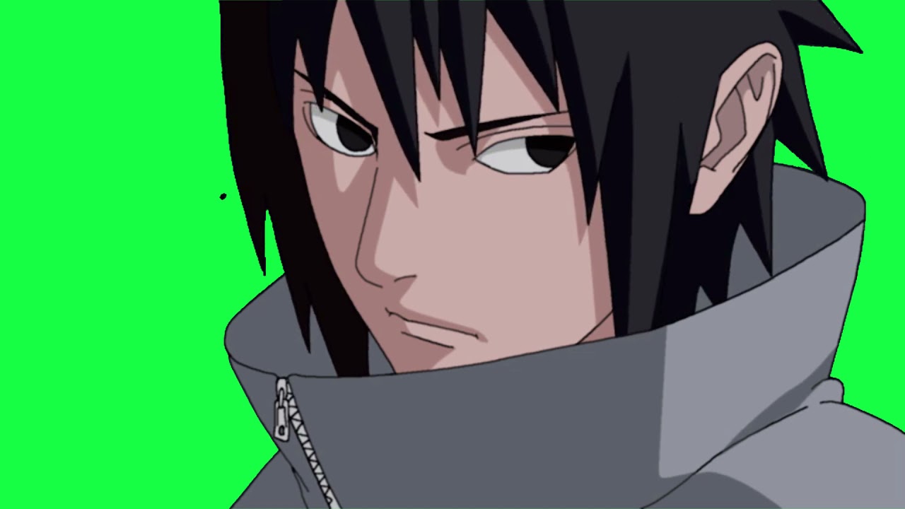 Sasuke Naruto Anime Green Screen - YouTube
