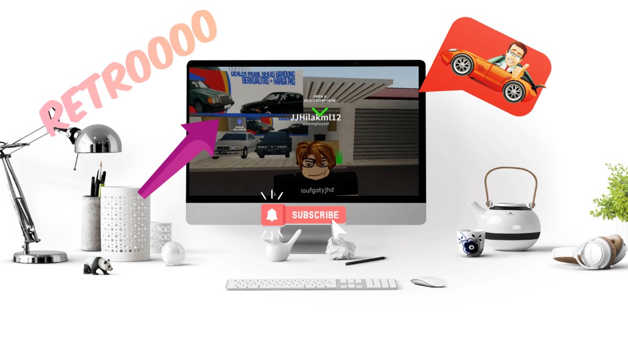 CARA KE DEALERSHIP RETRO BANDUNG DI CDID ROBLOX - YouTube
