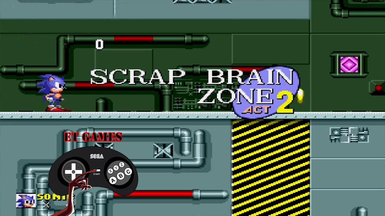 Sonic the Hedgehog - Scrap Brain Zone 2 - YouTube
