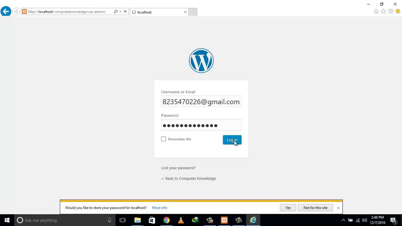 How To Install WordPress On Windows 10 YouTube How To Install WordPress On Windows 10 YouTube