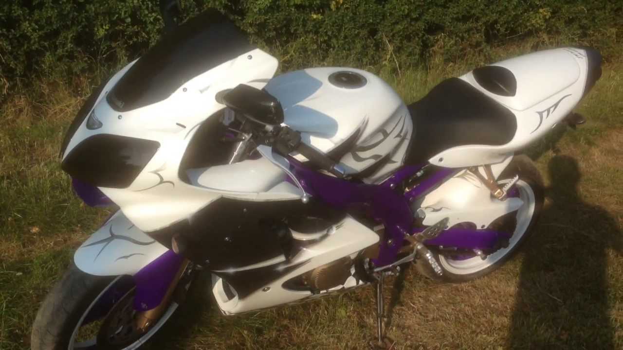 Airbrushed Custom Painted Kawasaki Zx6r - YouTube
