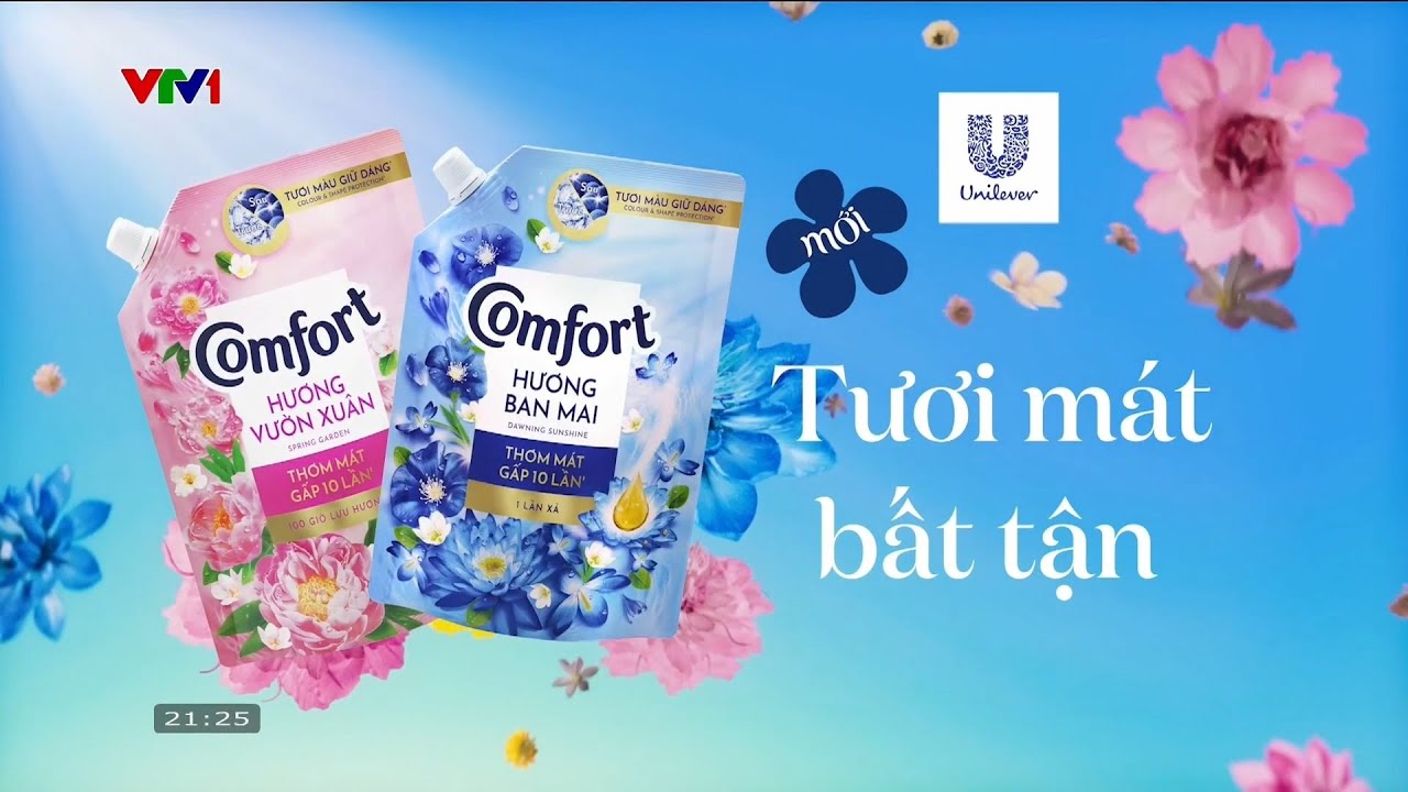 TVC Nước xả vải Comfort - Tươi mát bất tận (30s, 11/2024) - YouTube
