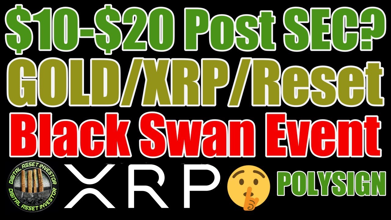 🤑 XRP / Gold Transportability 🤑, Ripple / Polysign / BlackRock & SEC ...