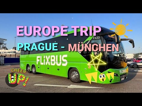 Trip to Prague - Munchen by Flix Bus 201225 #flixbus #prague #praha #czechia #münchen 