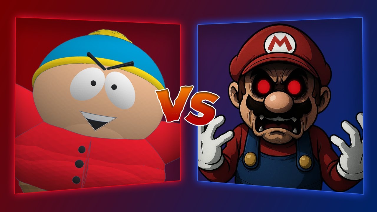 MUGEN Battle - Eric Cartman vs Mario.EXE - YouTube