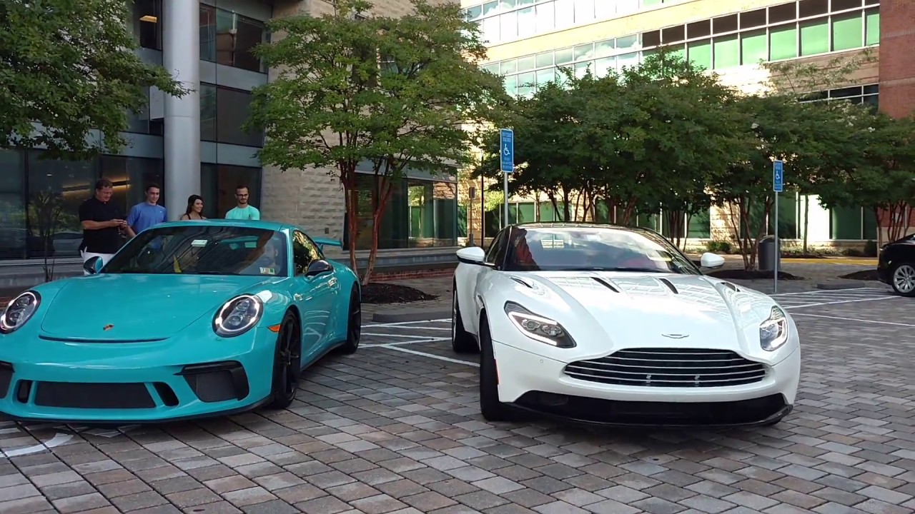 911 GT3 RS and Aston Martin Aston Martin DB11 by Drivin' Ivan - YouTube