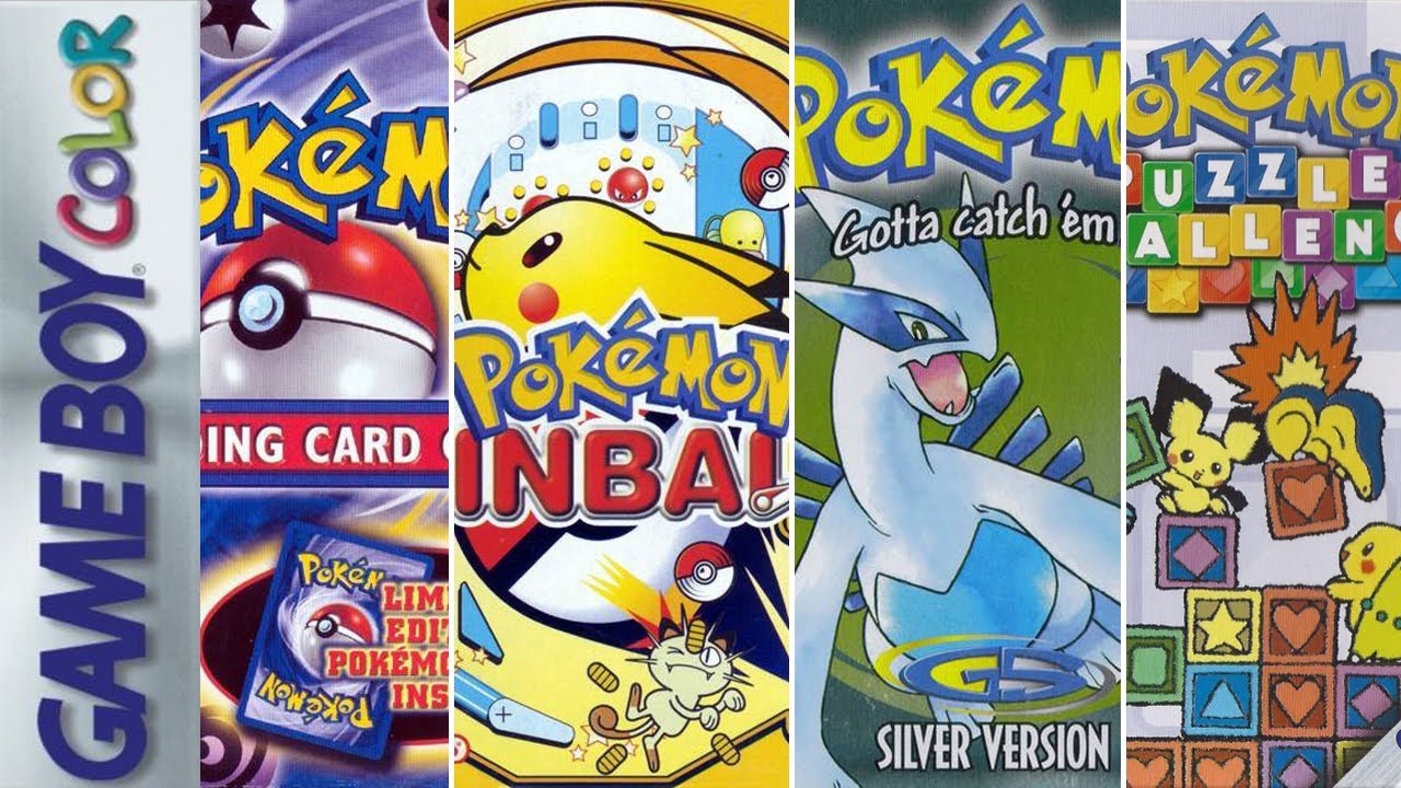 Pokemon Games for Game Boy Color - YouTube