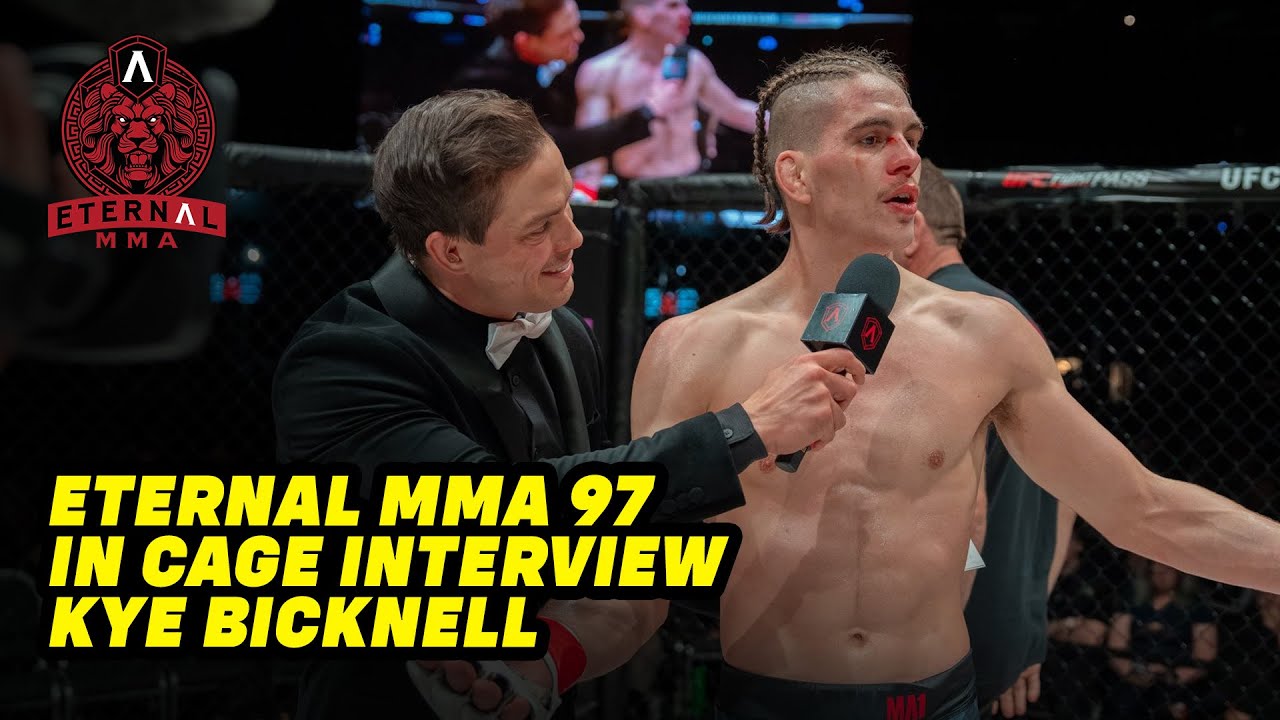 Eternal MMA 97: Kye Bicknell: In Cage Interview - YouTube
