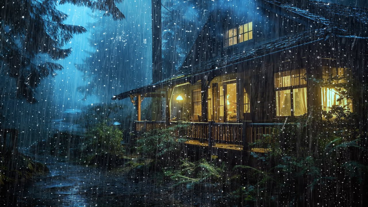 Experience Serenity with the Relaxing Rain Sounds - Heavy Rain in the ...