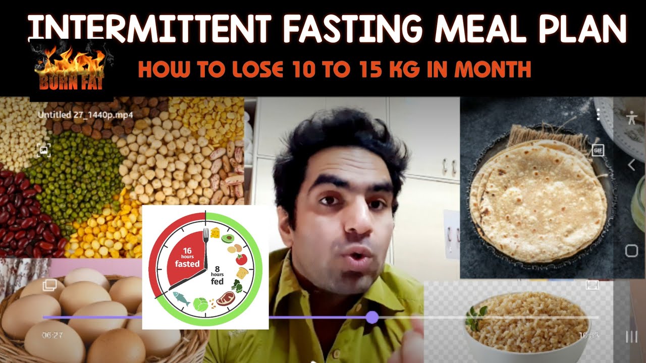 INTERMITTENT FASTING MEAL PLAN FOR WEIGHT LOSS| HOW TO COUNT THE ...
