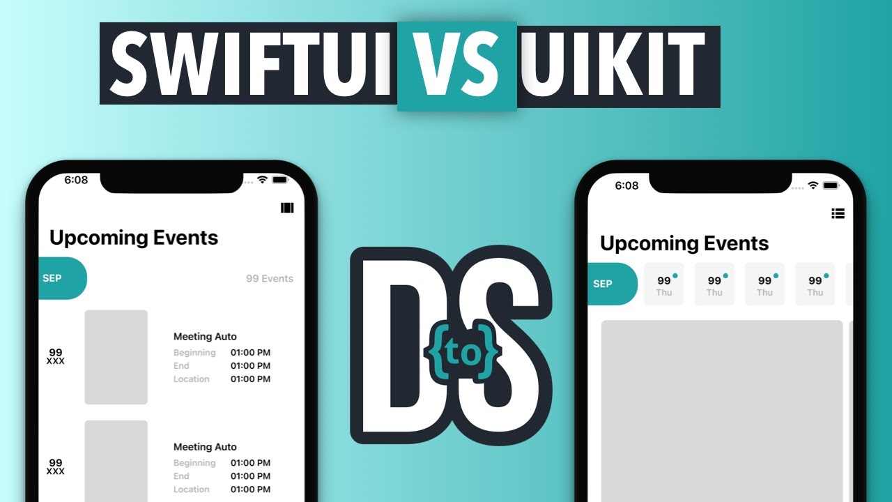 Event App SwiftUI Vs UIKit 2022 YouTube
