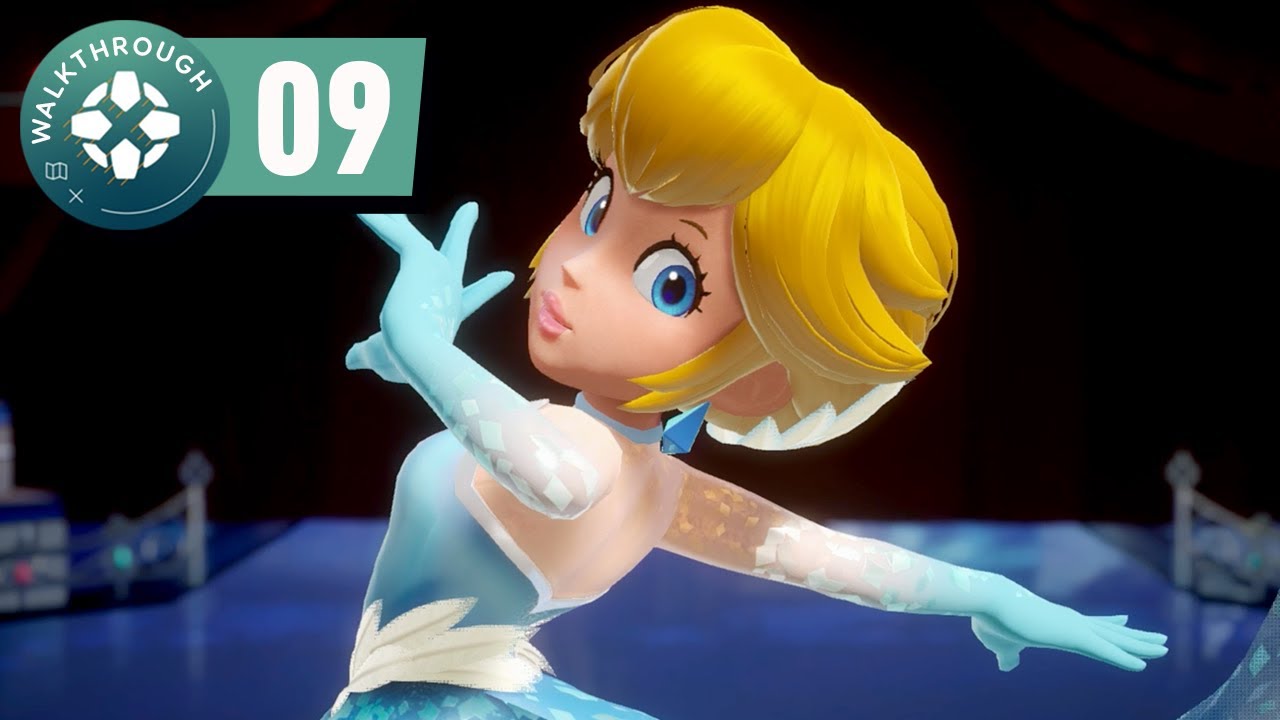 Princess Peach Showtime - A Snow Flower on Ice Gameplay Walkthrough ...