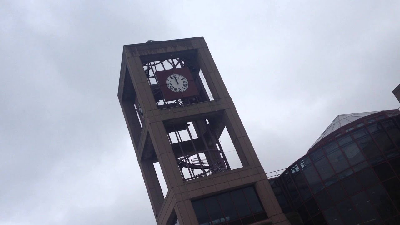 Rosenthal Library Clock Tower, Queens College - YouTube