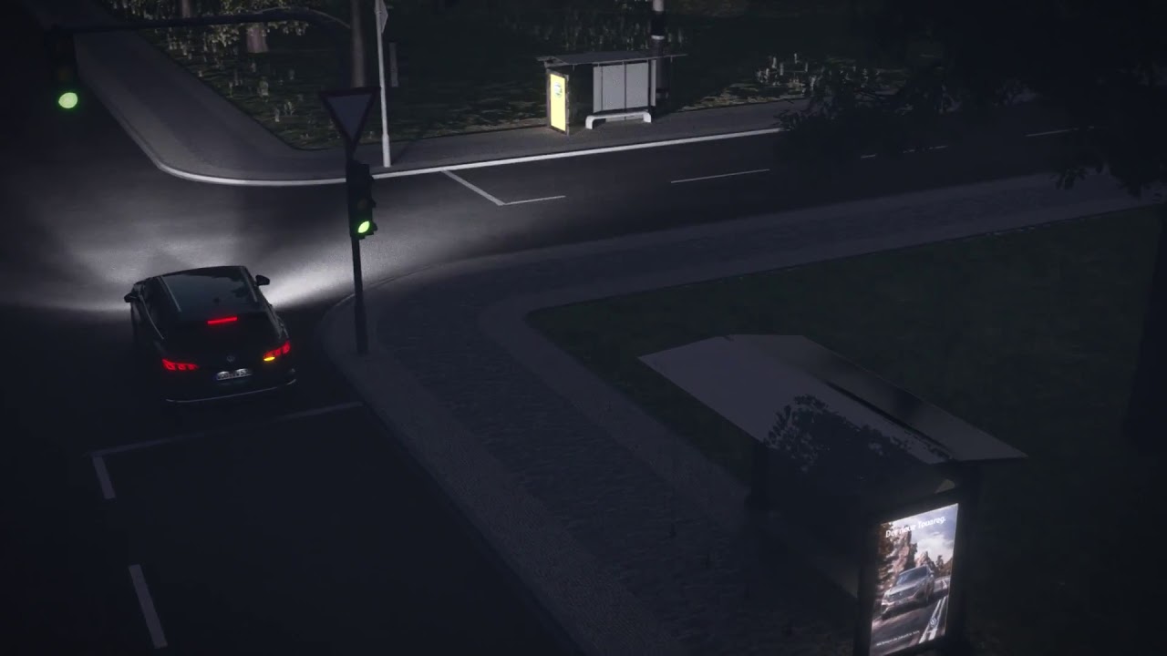 NEW Volkswagen Touareg - Led Matrix Beam Headlights - YouTube