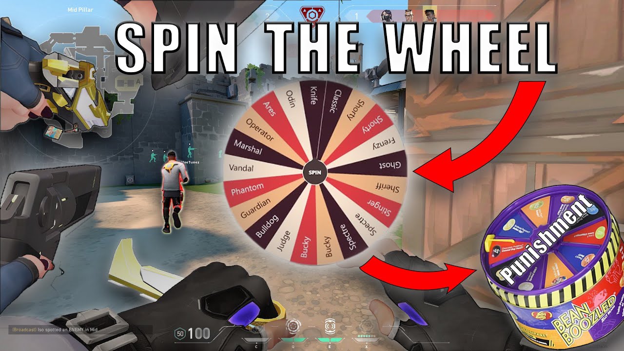ONE Weapon or Else a Punishment... Spin the Wheel Valorant Challenge ...