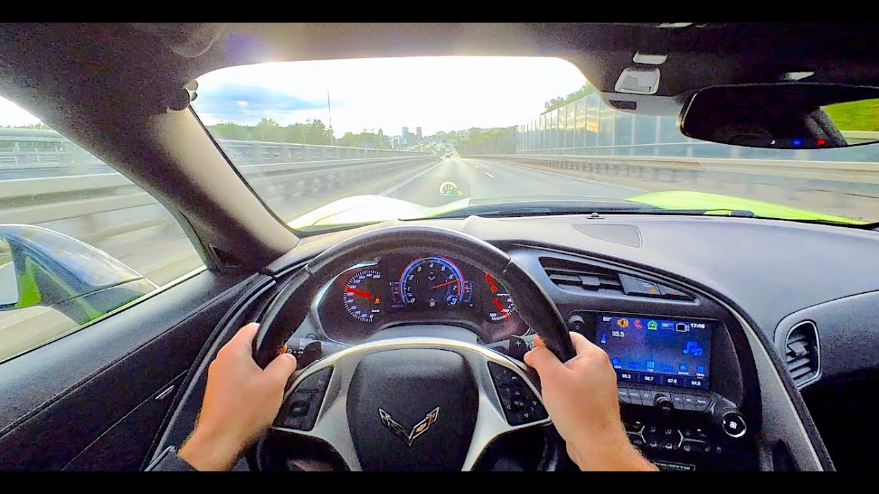 2019 Chevrolet Corvette C7 Stingray Targa - POV Test Drive brutal sound ...