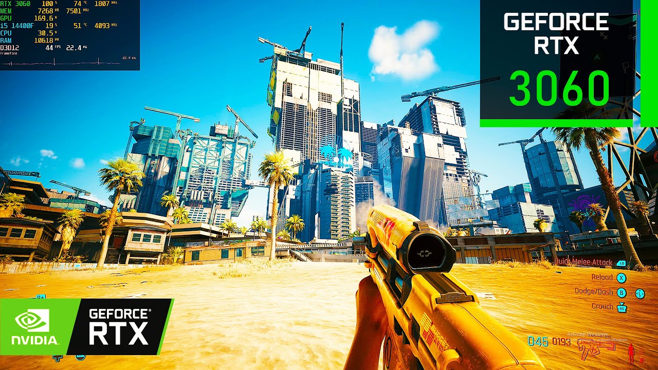 Cyberpunk 2077 | RTX 3060 12GB ( 1080p 1440p 4K Maximum Settings | RTX ...