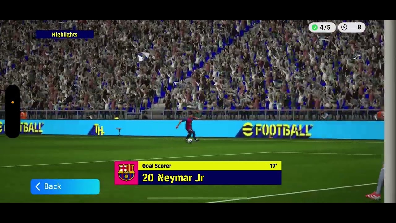Neymar Jr solo run and goal Efootball - YouTube