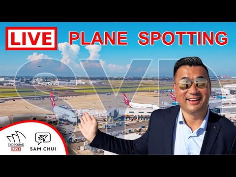 🔴 LIVE with @SamChui - Plane Spotting @ Sydney Airport + ATC! 🔴 Sam ...