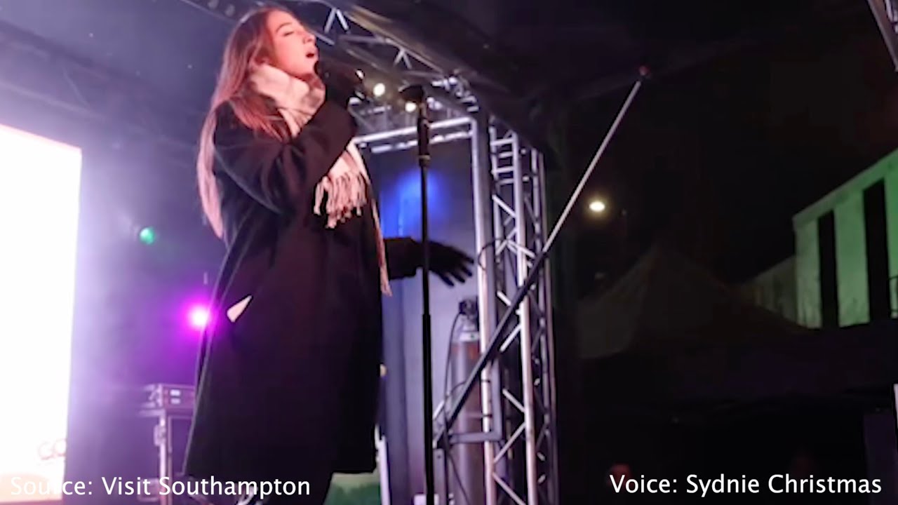 Sydnie Christmas performs in Southampton - YouTube