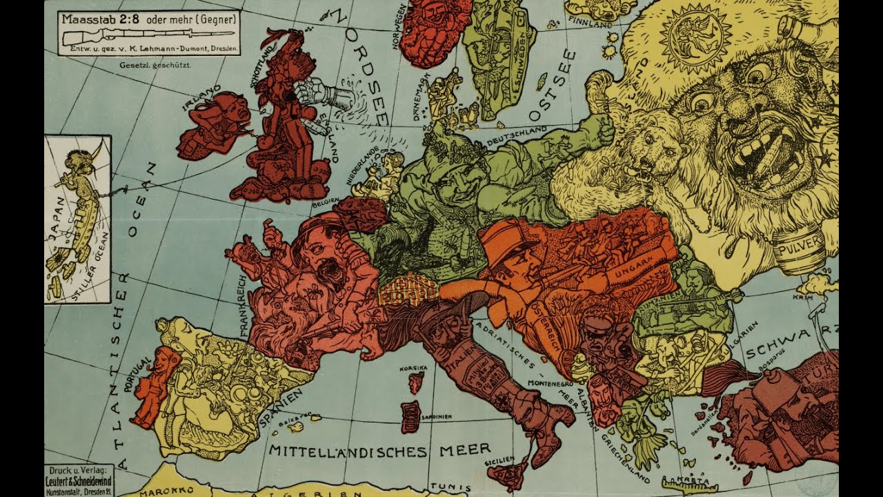 Starcraft 2 Risk WW1 Entente Comeback - YouTube