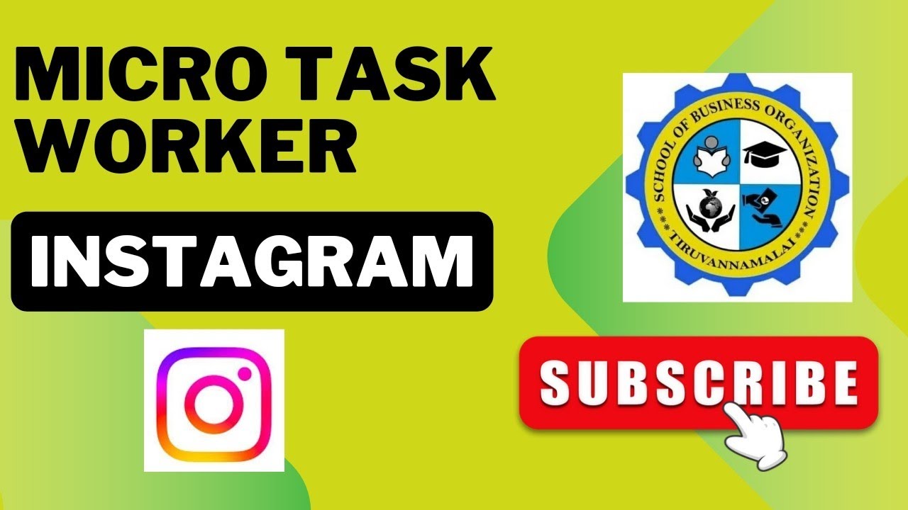 How to complete microtask work using instagram - YouTube
