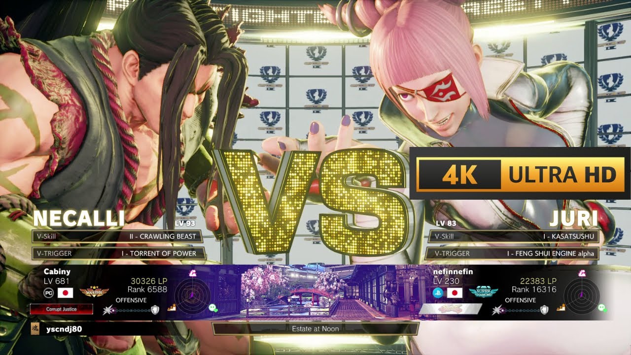Necalli (Master) vs Juri (Super Diamond) | Street Fighter V Champion ...
