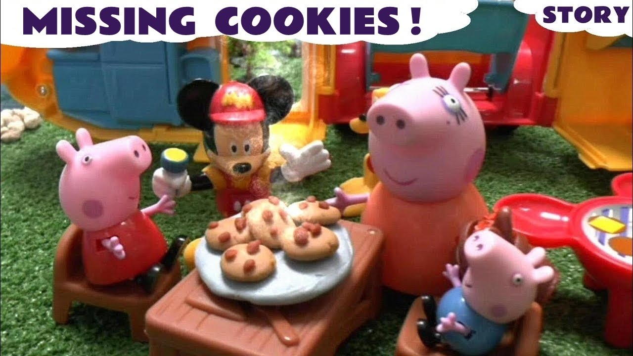 Missing Cookies Story With Peppa Pig - YouTube
