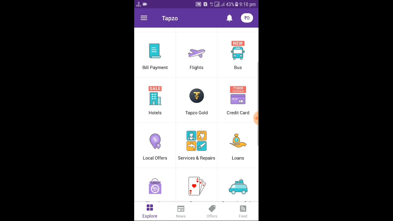 Tapzo app explained in Hindi - YouTube