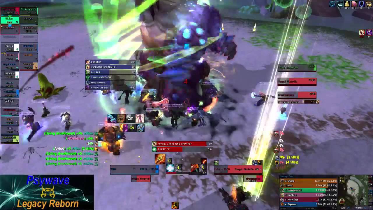 Legacy Reborn vs Mythic Brackenspore - Enhancement Shaman PoV - YouTube