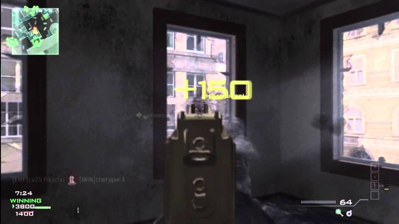 MW3 PM9 (UZI) Game play - YouTube
