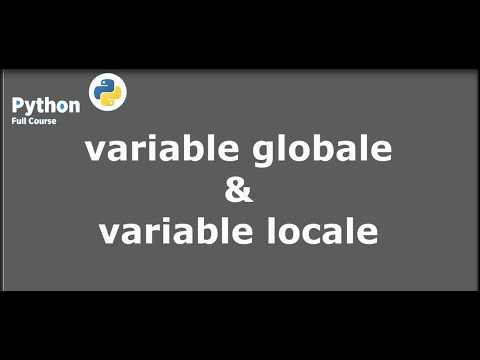 python -2- variable globale & variable locale - YouTube