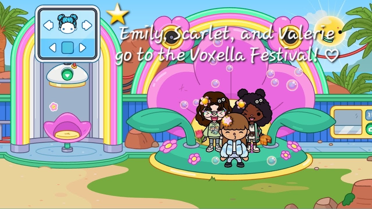 Emily, Scarlet, & Valerie go to the Voxella Festival ! ⭐️🧺🌷 ️ #toca ...