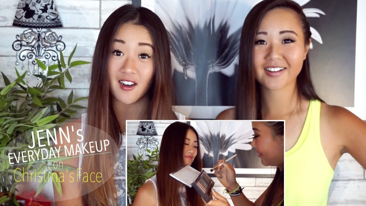 Jenn's EVERYDAY MAKEUP look ☆ on CHRISTINA'S FACE - YouTube