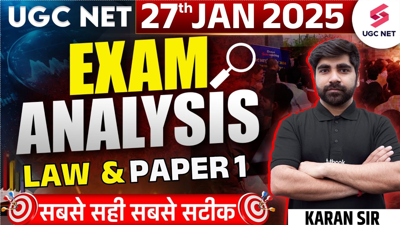 UGC NET Law Analysis 2025 | UGC NET Law Paper 2 Analysis (Shift 2) By Karan Sir | UGC NET 2025 ...