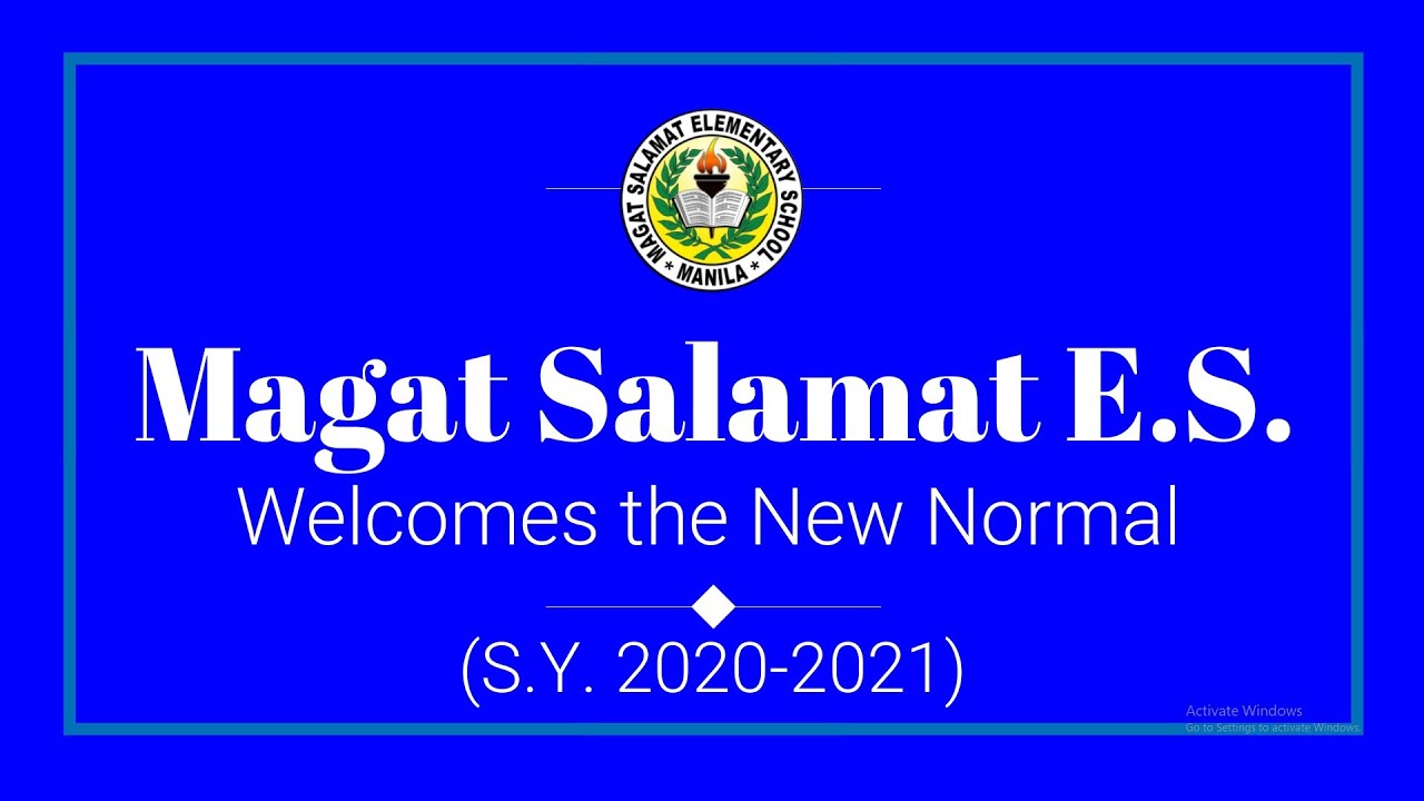 Magat Salamat E.S. Kick Off - YouTube