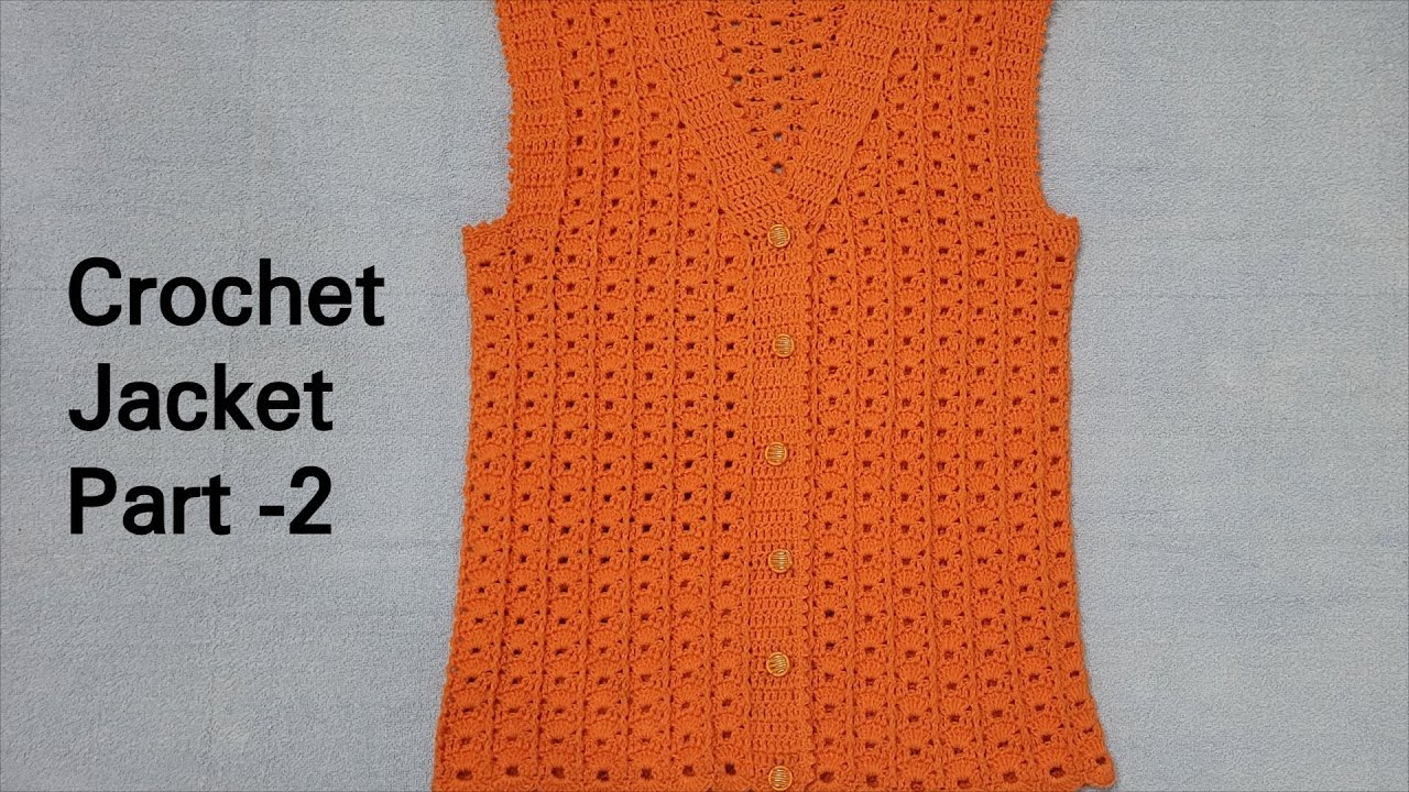 Crochet Woollen Jacket || Crochet Girls Jacket || Crochet Ladies Jacket ...
